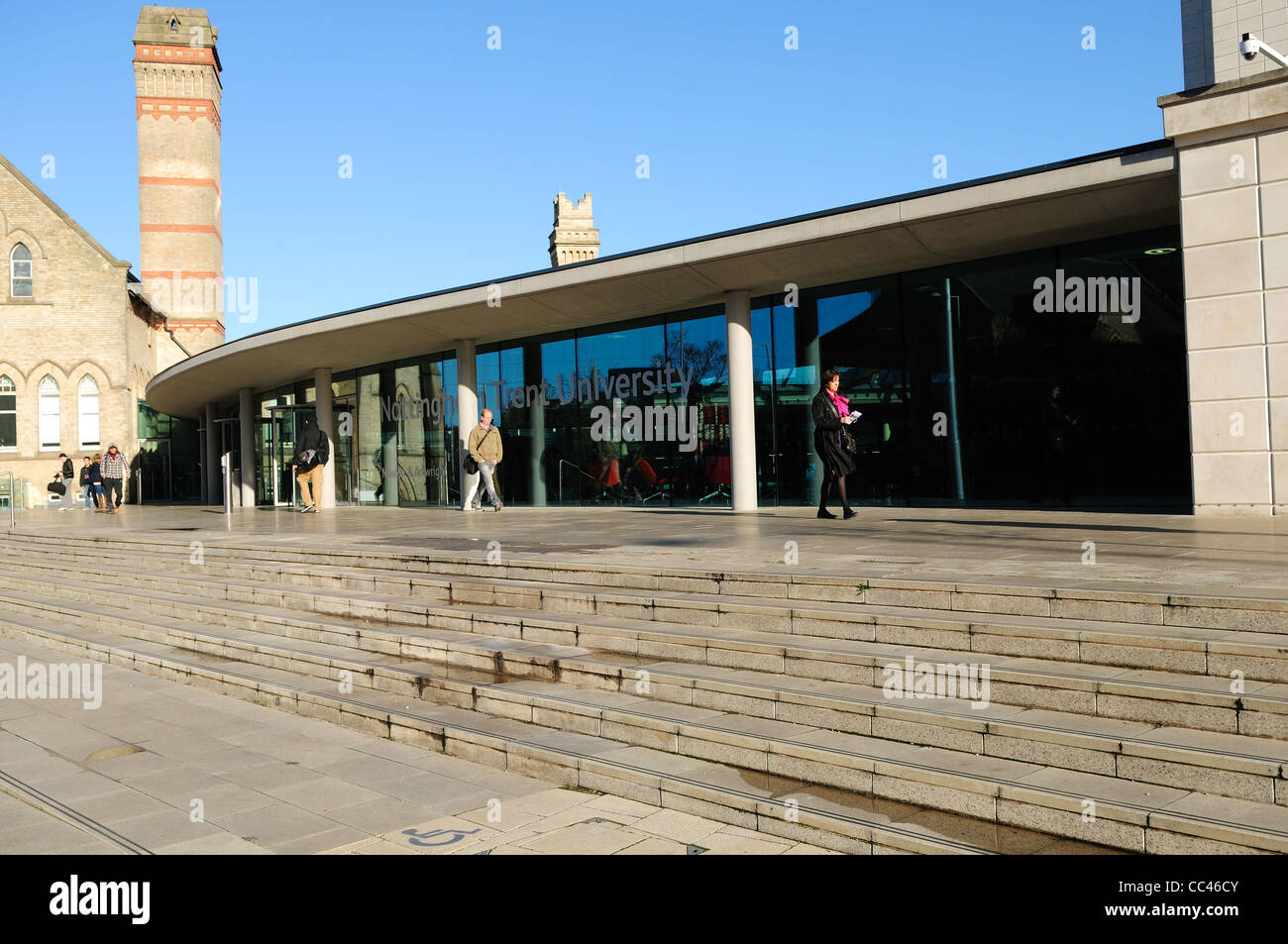 Nottingham Trent University.Newton and Arkwright Building Stock Photo ...