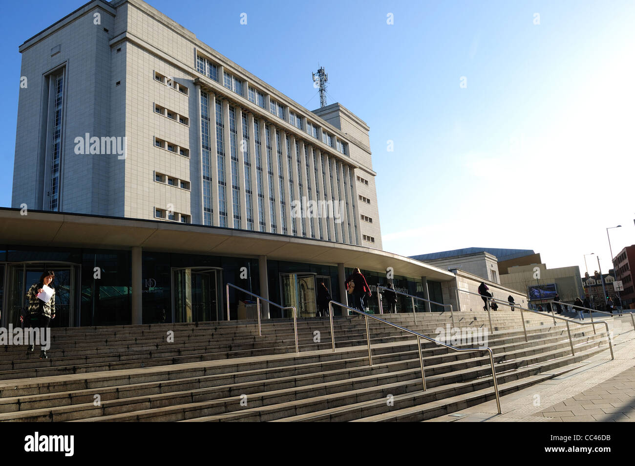 Nottingham Trent University.Newton and Arkwright Building Stock Photo ...