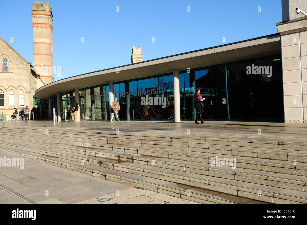 Nottingham Trent University.Newton and Arkwright Building Stock Photo ...