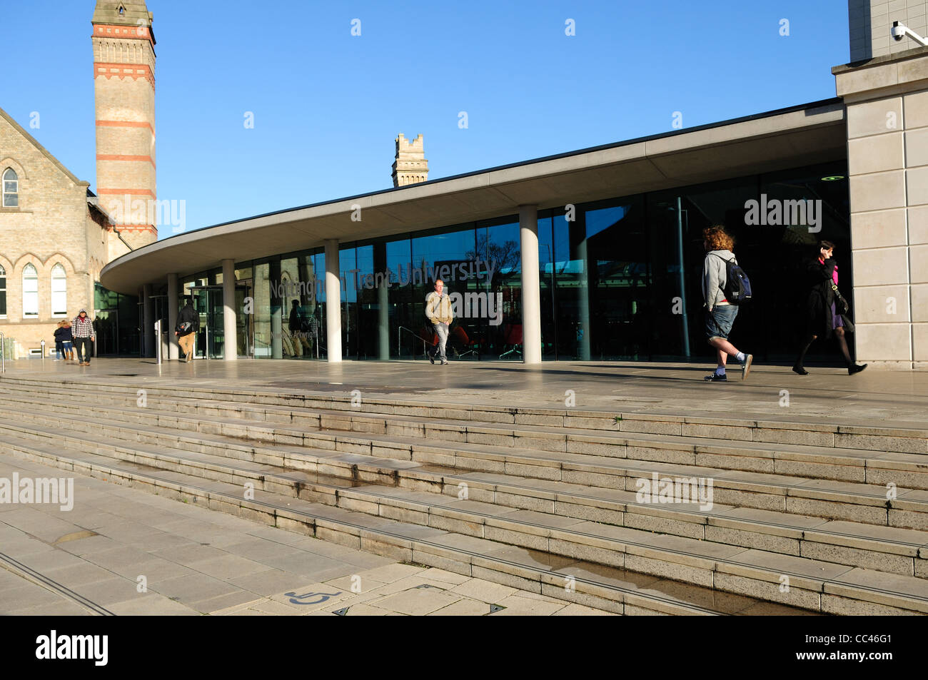 Nottingham Trent University.Newton and Arkwright Building Stock Photo ...
