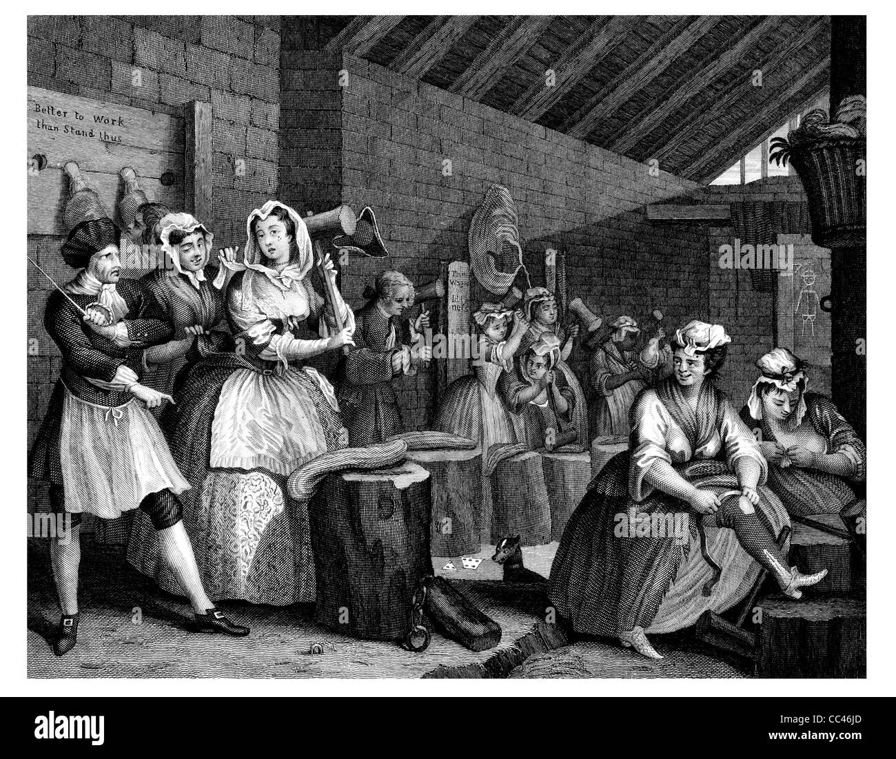 A Harlot's Progress young woman Mary Hackabout London prostitute escort ...