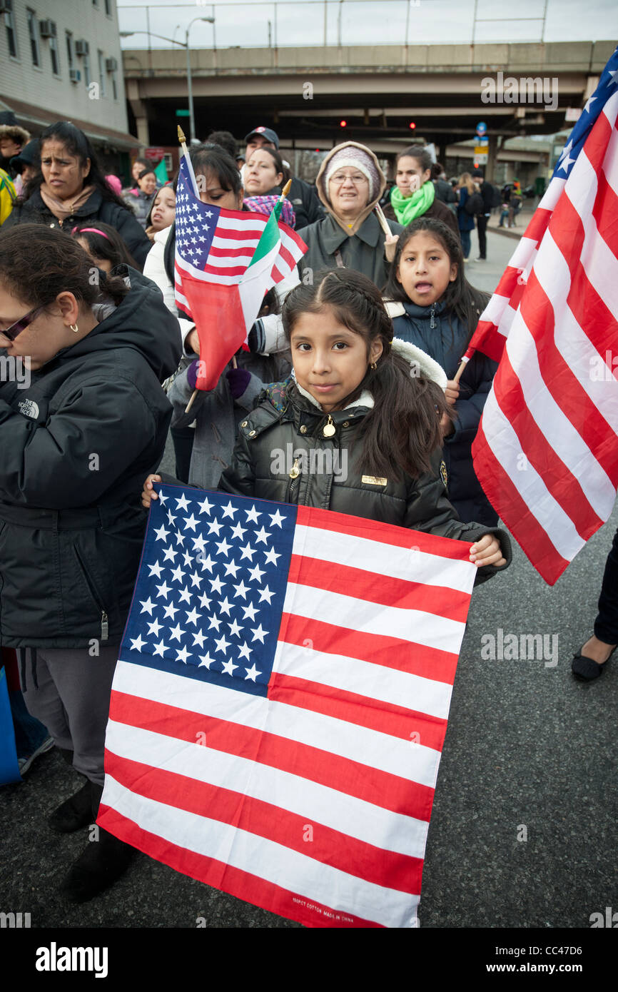 Paraders march in the annual Three Kings Day Parade in the Bushwick ...