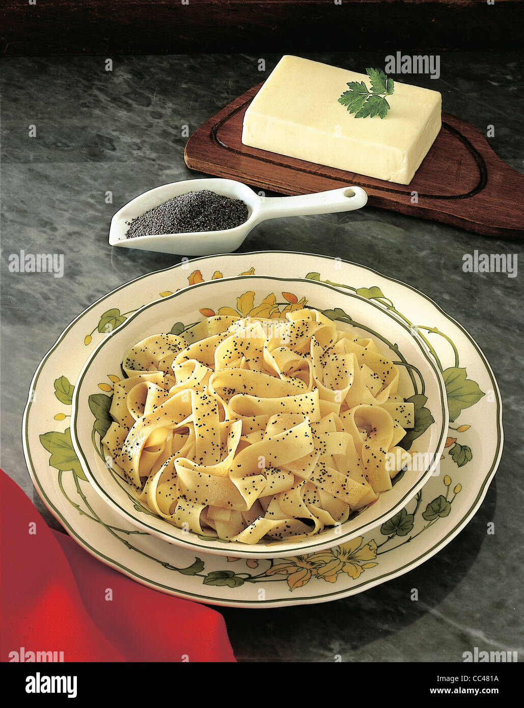 Kitchen: Lasagna Poppy Seed Stock Photo - Alamy