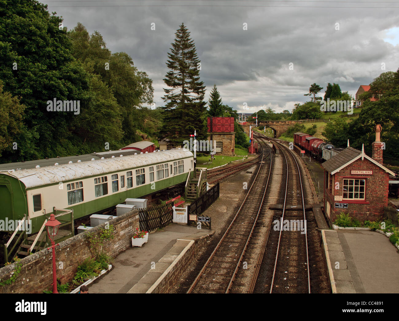 goathland rail station Stock Photo - Alamy