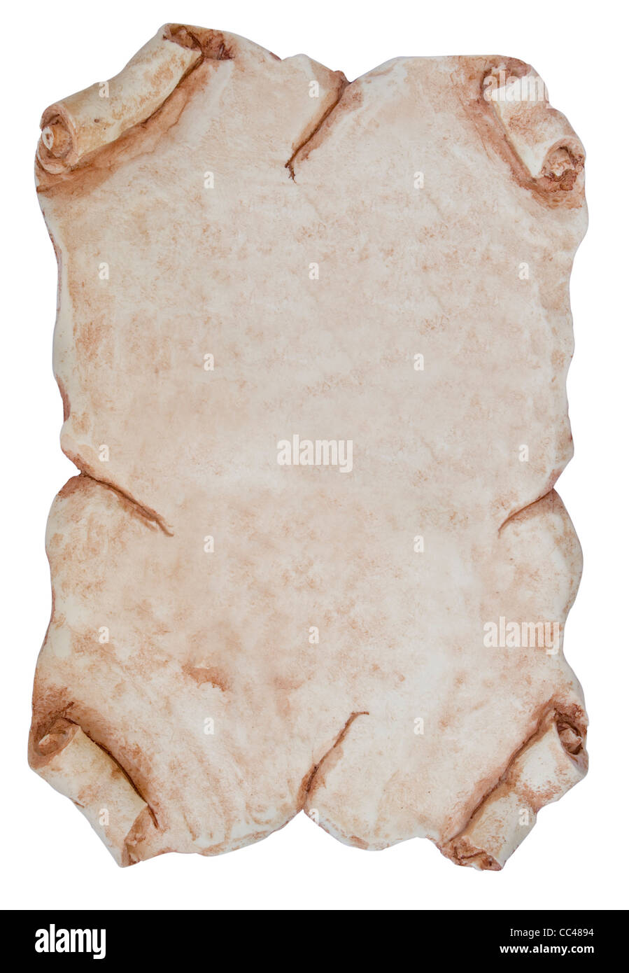 Isolated stone pad on a white background Stock Photo - Alamy
