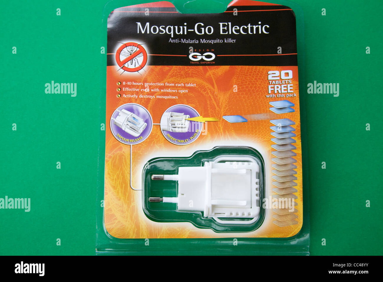 Close up Electric plug in mosquito killer for malaria prevention Stock ...