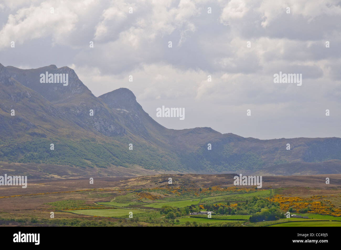 Meall Na Moine Mountain Range, Near Achriesgill is a village that lies ...