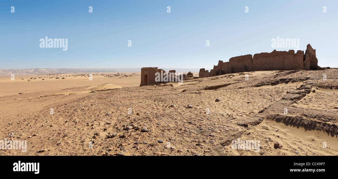 The Roman fortress and Temple of Dush, South of Kharga Oasis, Western ...