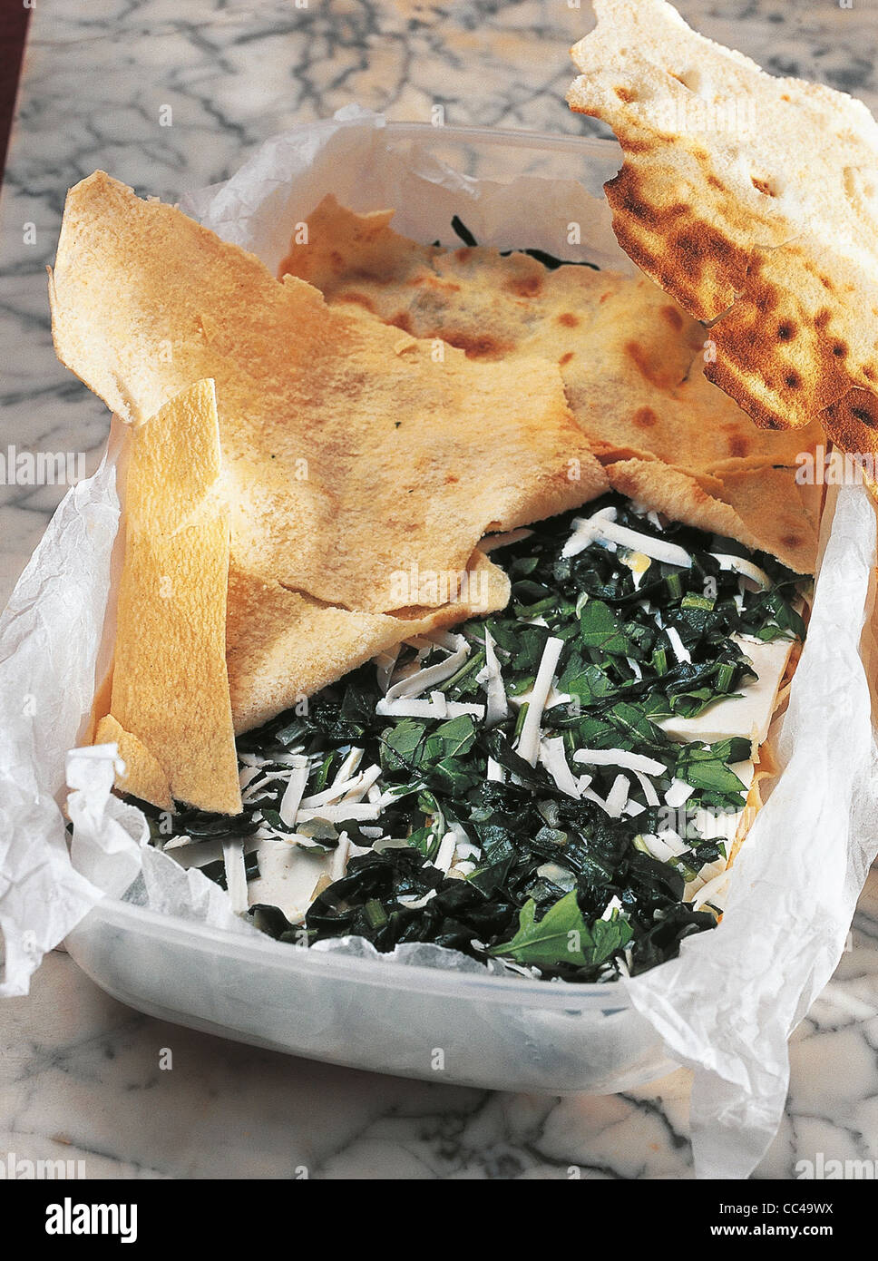 Kitchen: Lasagna Bread Carasau 6 Stock Photo - Alamy