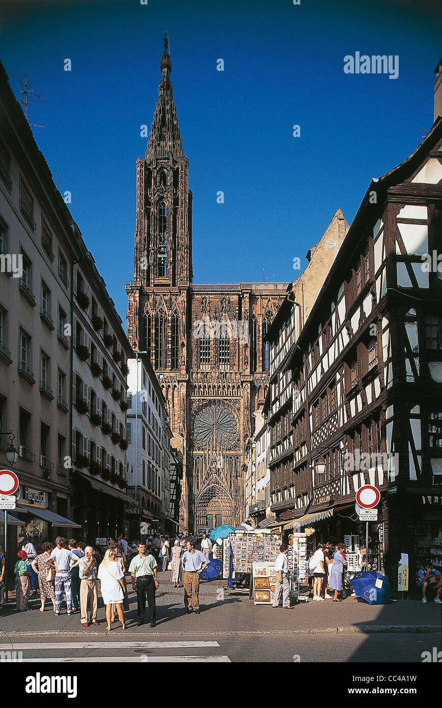 France - Alsace - Strasbourg. Grande Ile (Unesco World Heritage Site ...