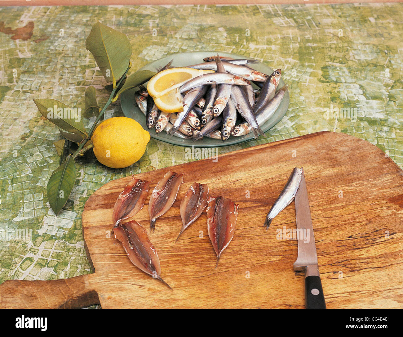 Kitchen anchovy baked hi-res stock photography and images - Alamy
