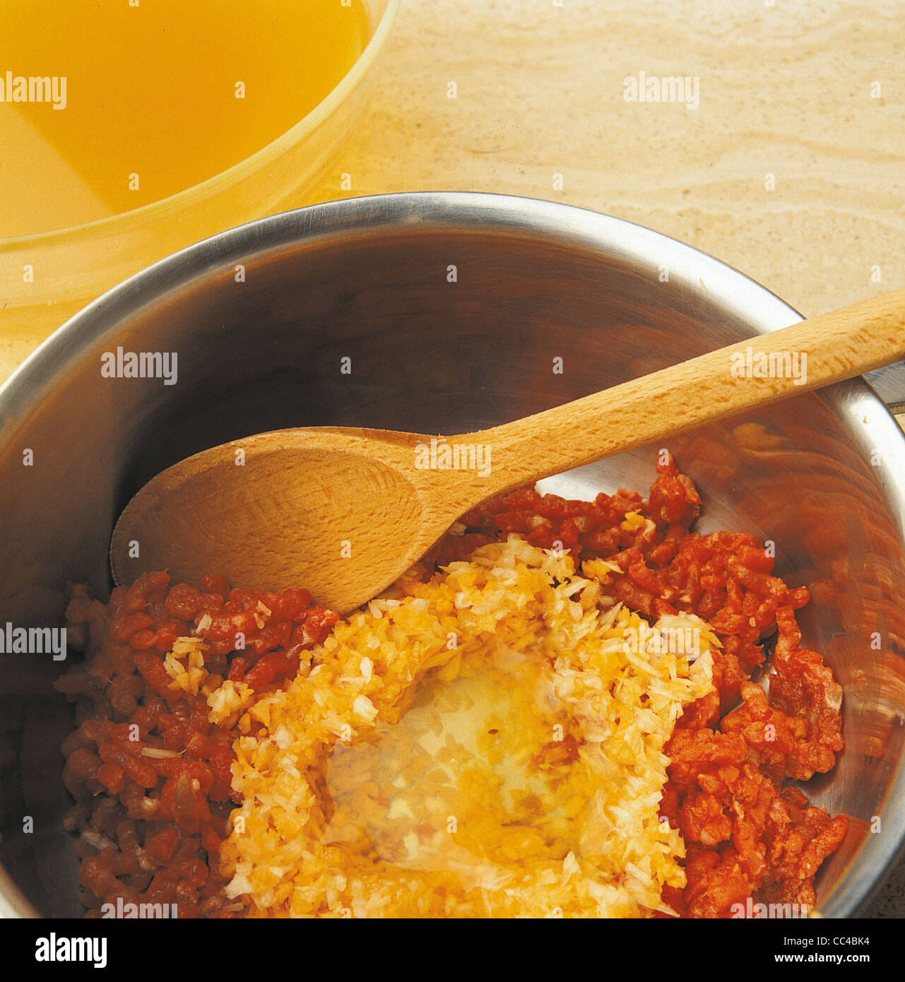 Cuisine: Meat Broth Clarified (5 Stock Photo - Alamy