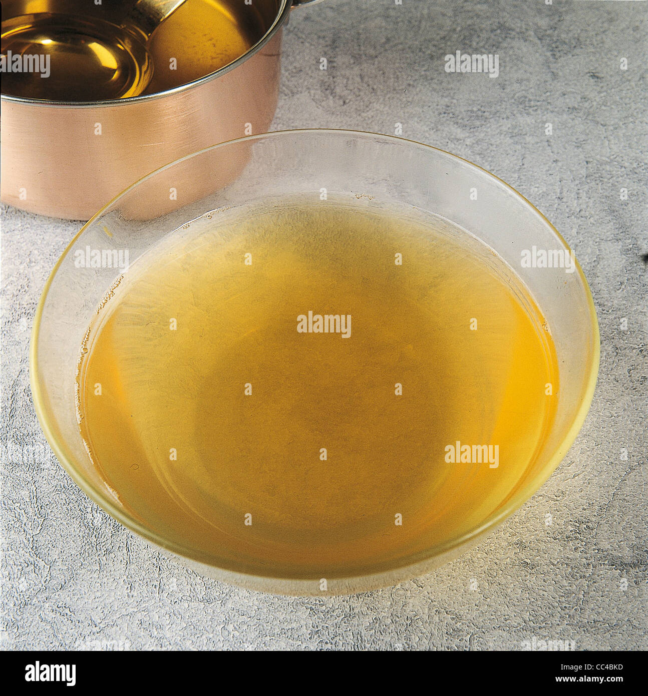 Cuisine: Meat Broth Clarified (8 Stock Photo - Alamy