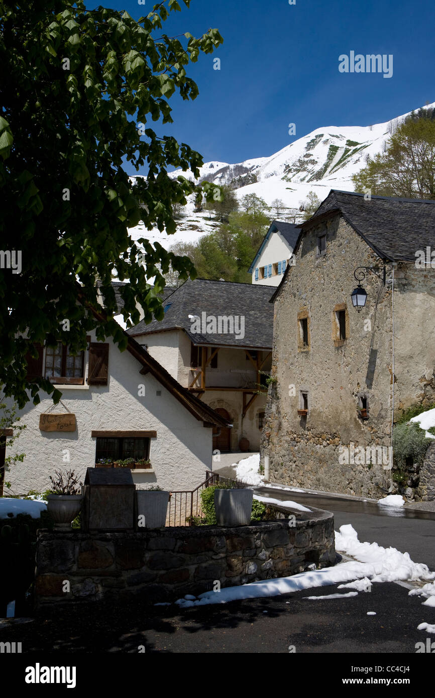 The village Aydius, Pyrénées-Atlantiques, France, Rural cottage in ...