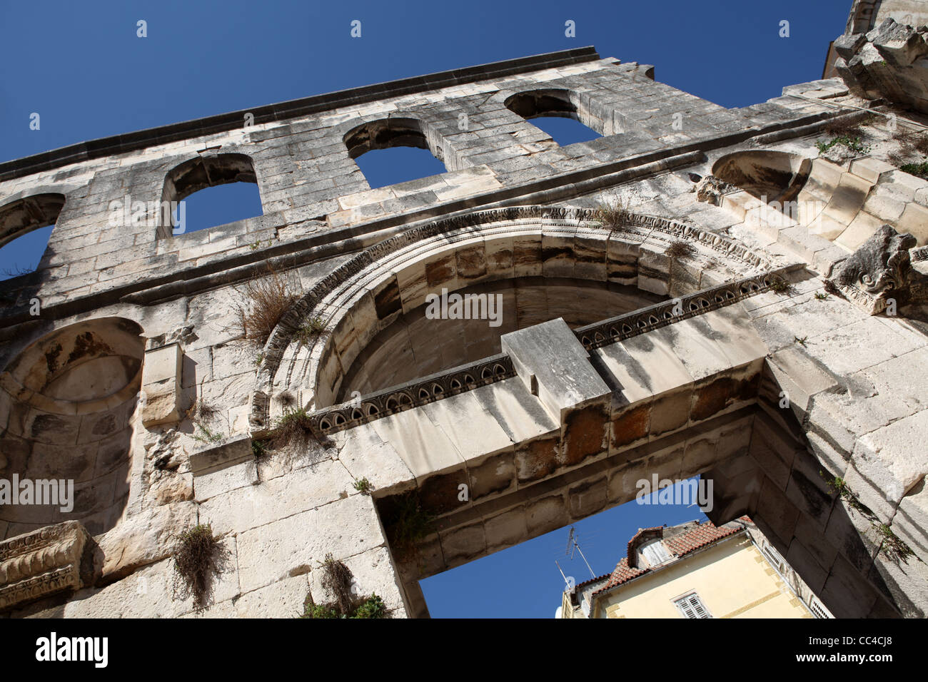 Old city - Diocletian's Palace - Split - Croatia Stock Photo - Alamy