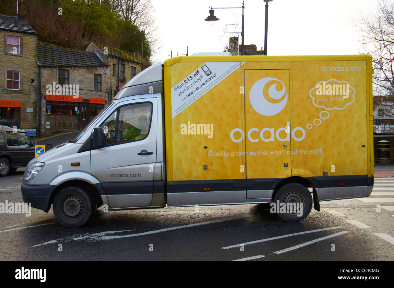 Ocado Delivery Van With Groceries High Resolution Stock Photography and ...