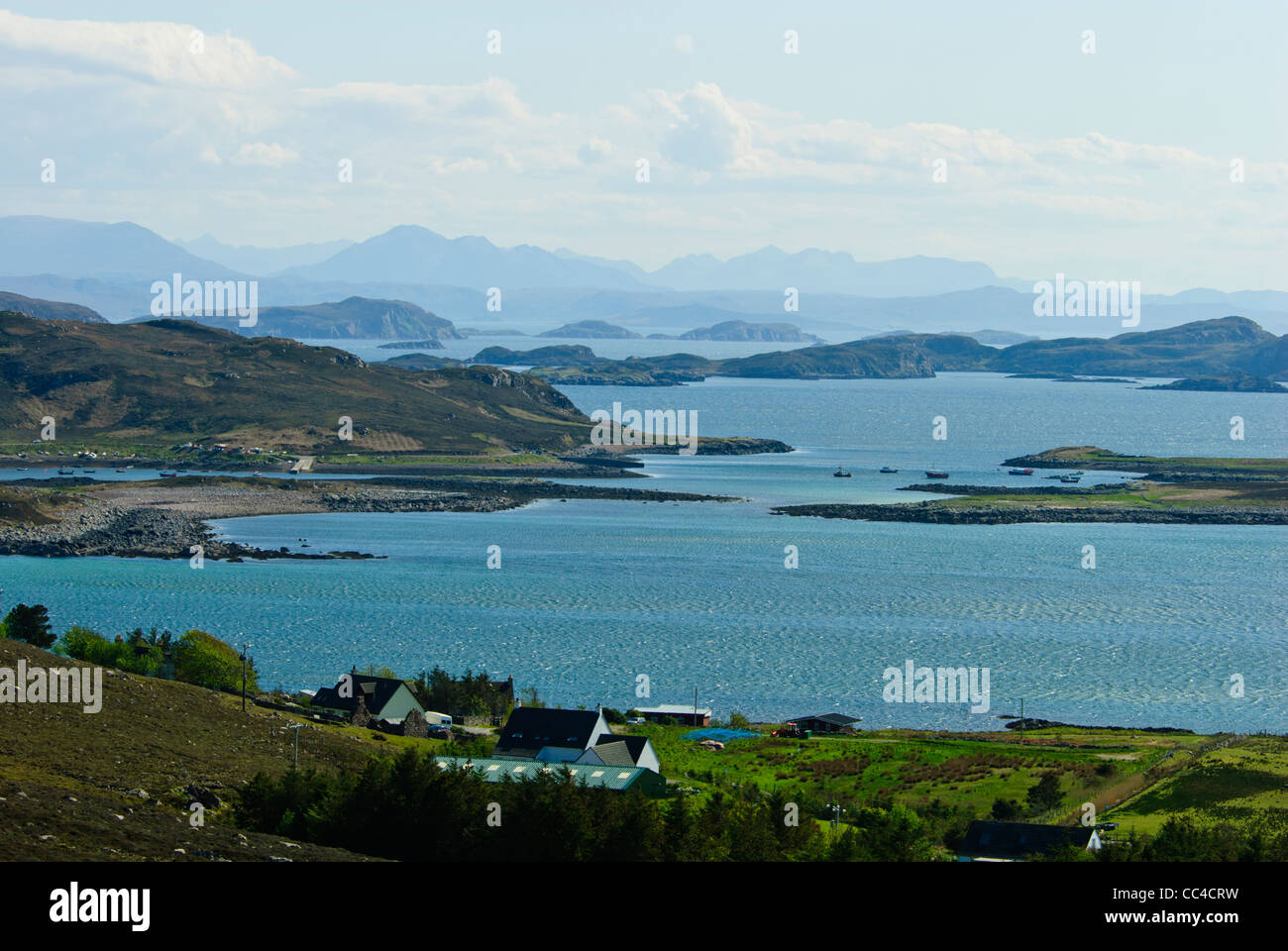 Reiff is a small remote coastal crofting and fishing village hi-res ...
