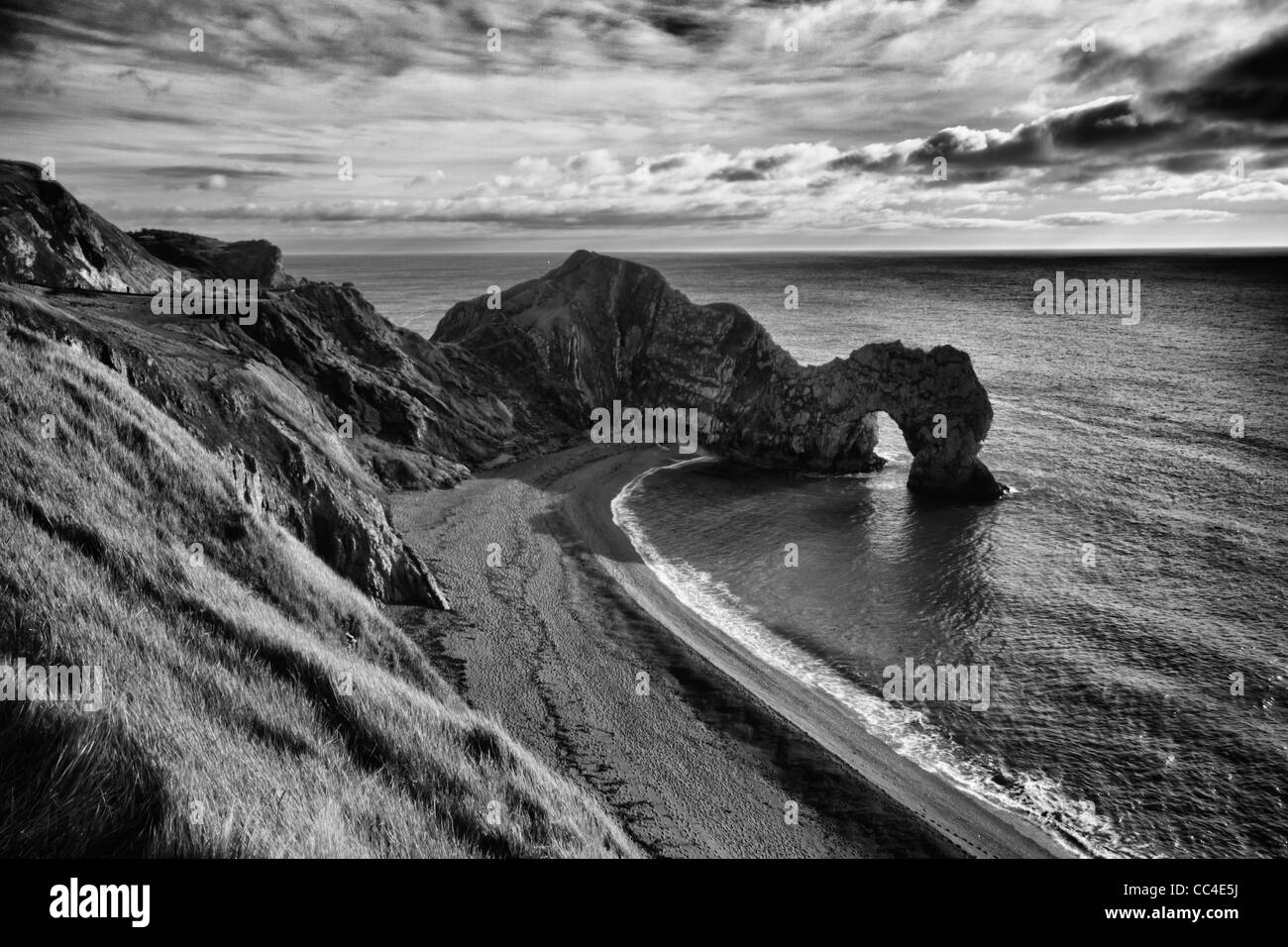 Jurrasic coast Black and White Stock Photos & Images - Alamy