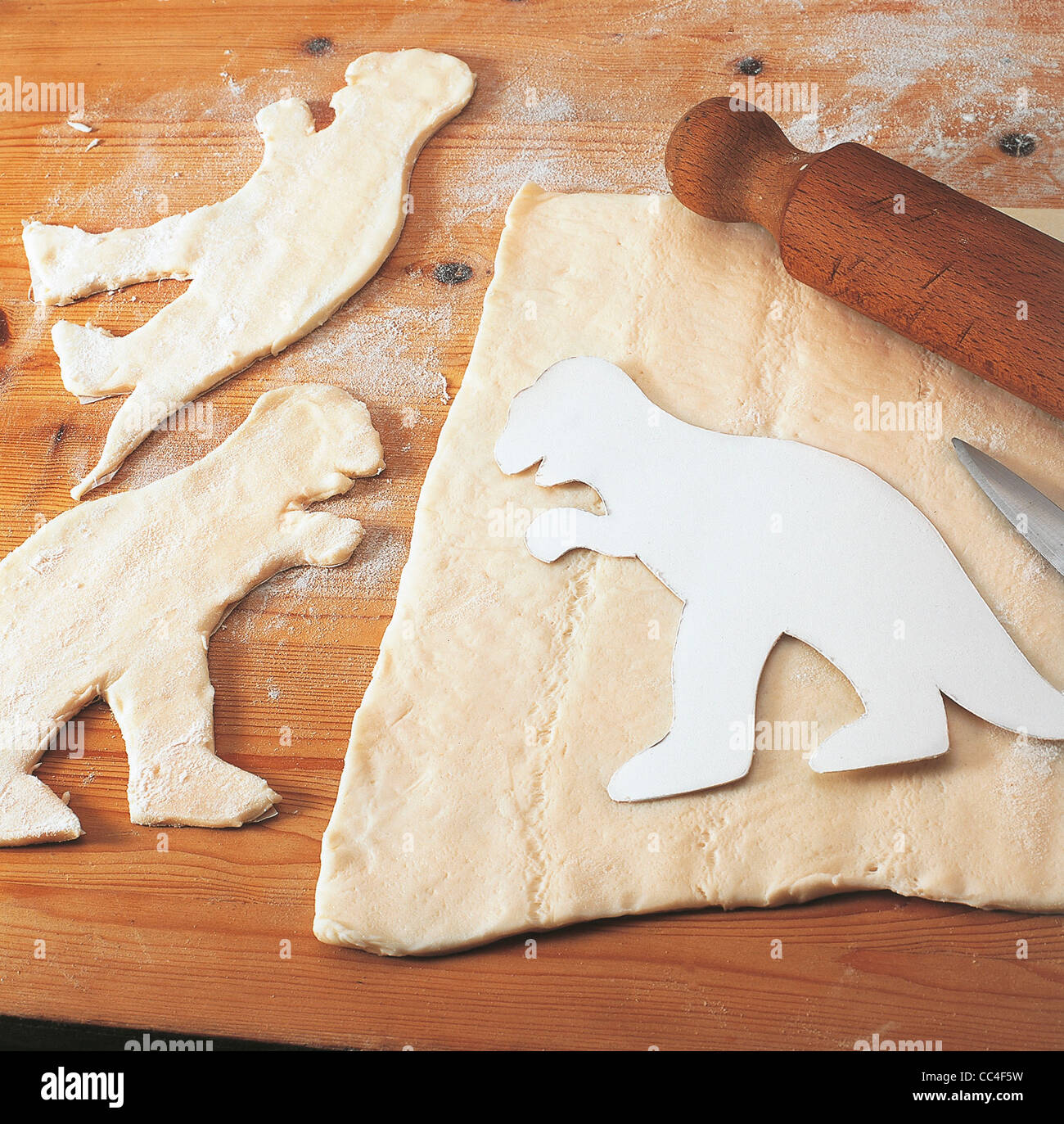 Cuisine: Pizza Dinosaur (1 Stock Photo - Alamy