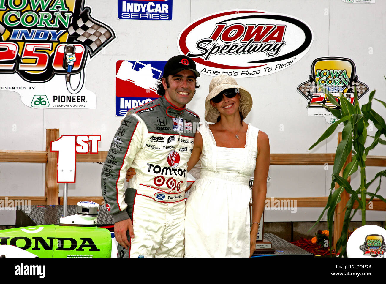 Dario Franchitti and former wife Ashley Judd - Newton IA : June 21st ...