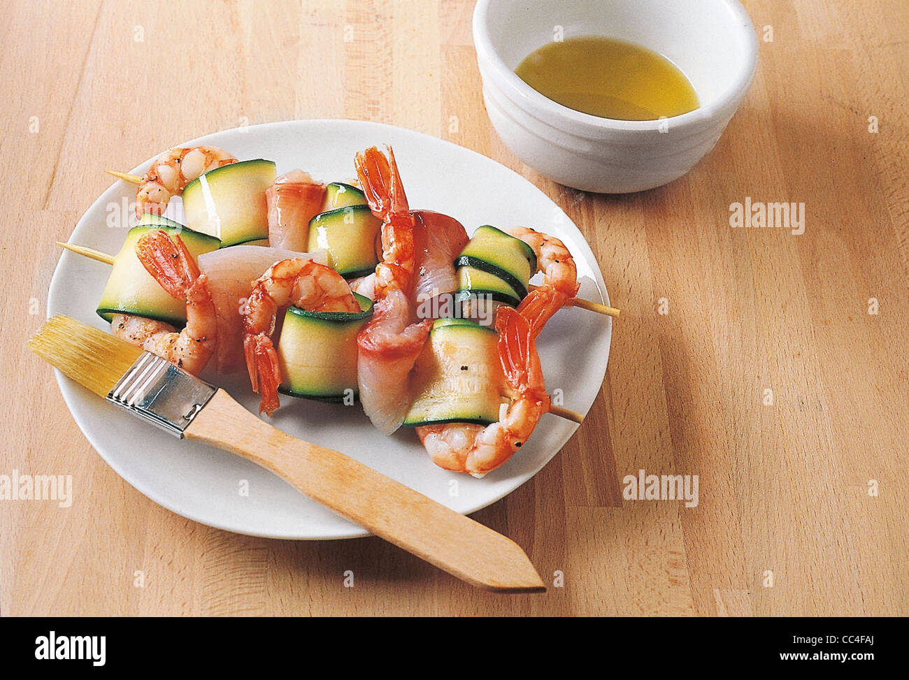 Cuisine: Barbecue Crustaceans And Sea Bream (4 Stock Photo - Alamy