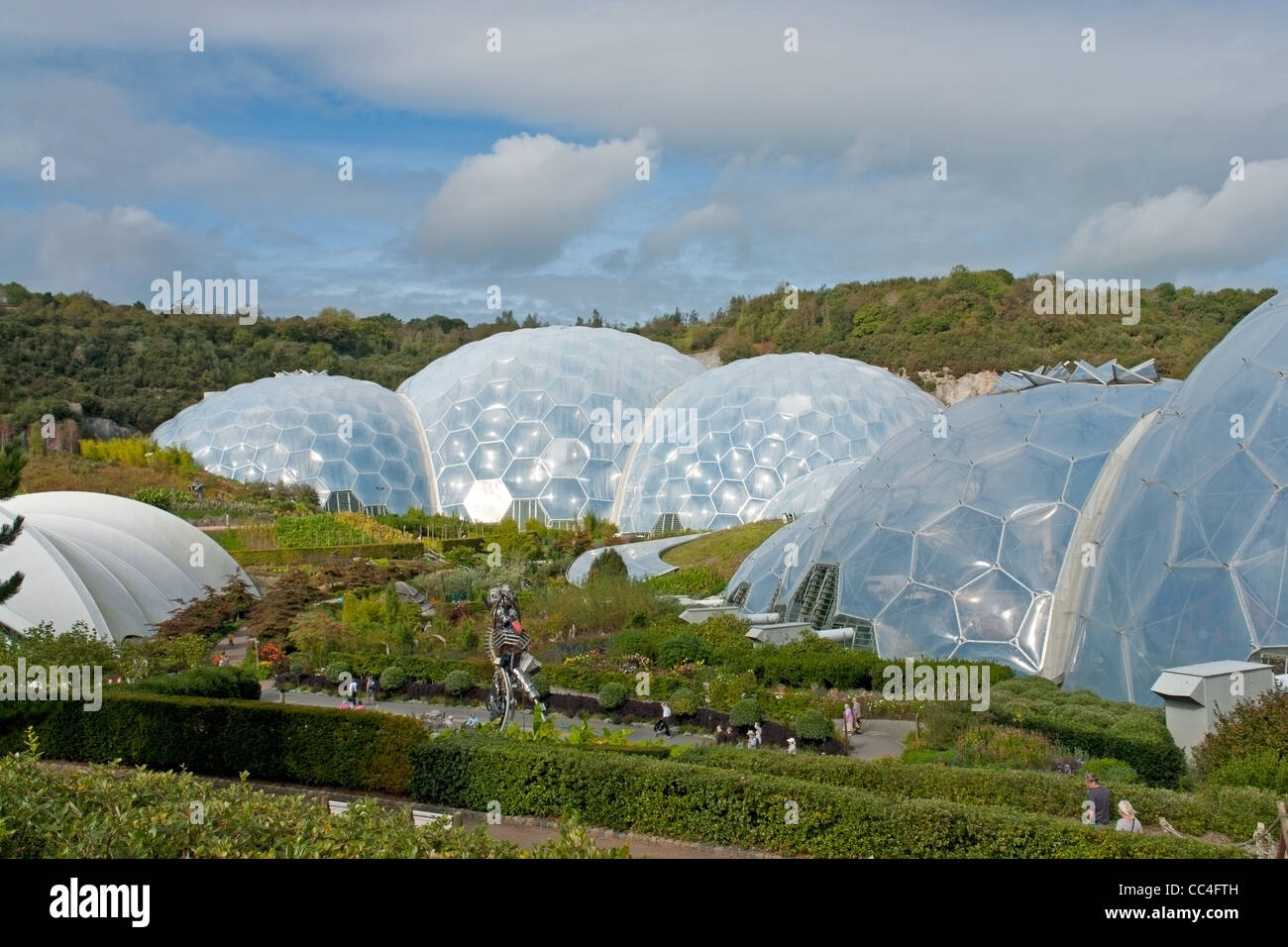 The Eden Project tourist attraction in Cornwall Stock Photo - Alamy