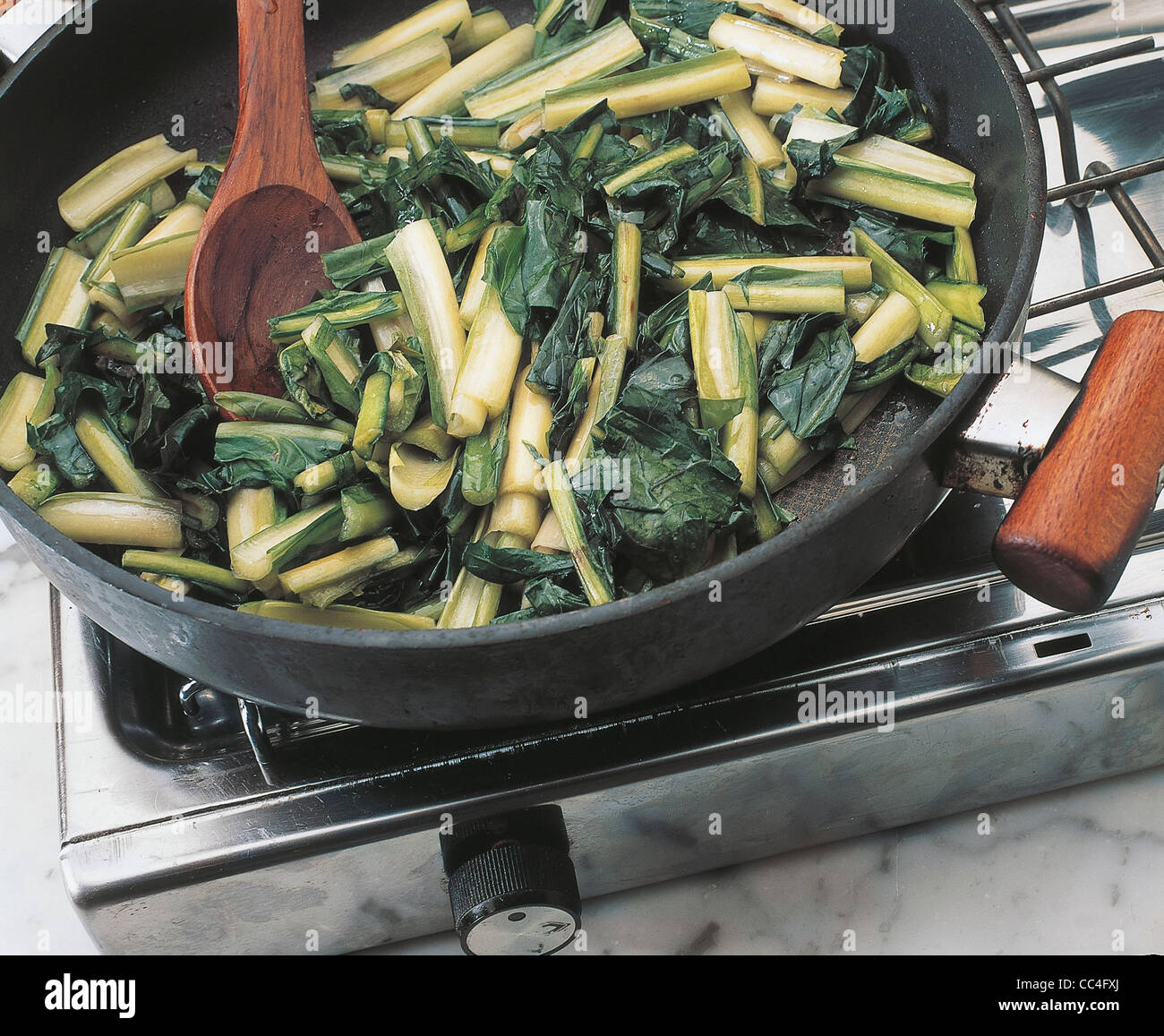Kitchen: Polenta With Cream Of Catalonia (2 Stock Photo - Alamy