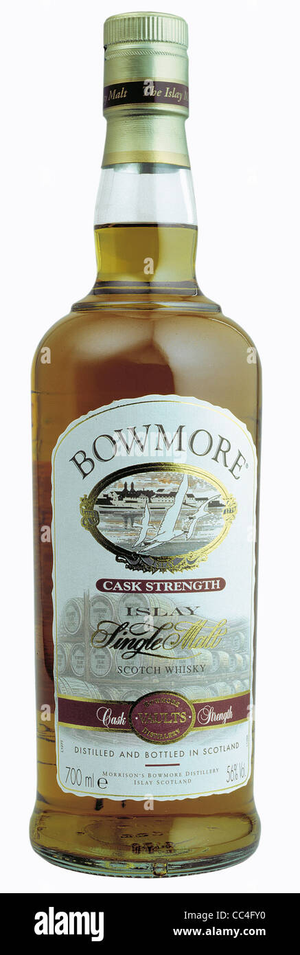 Wines Spirits Spirits Whisky Bowmore Cask Strength Stock Photo - Alamy