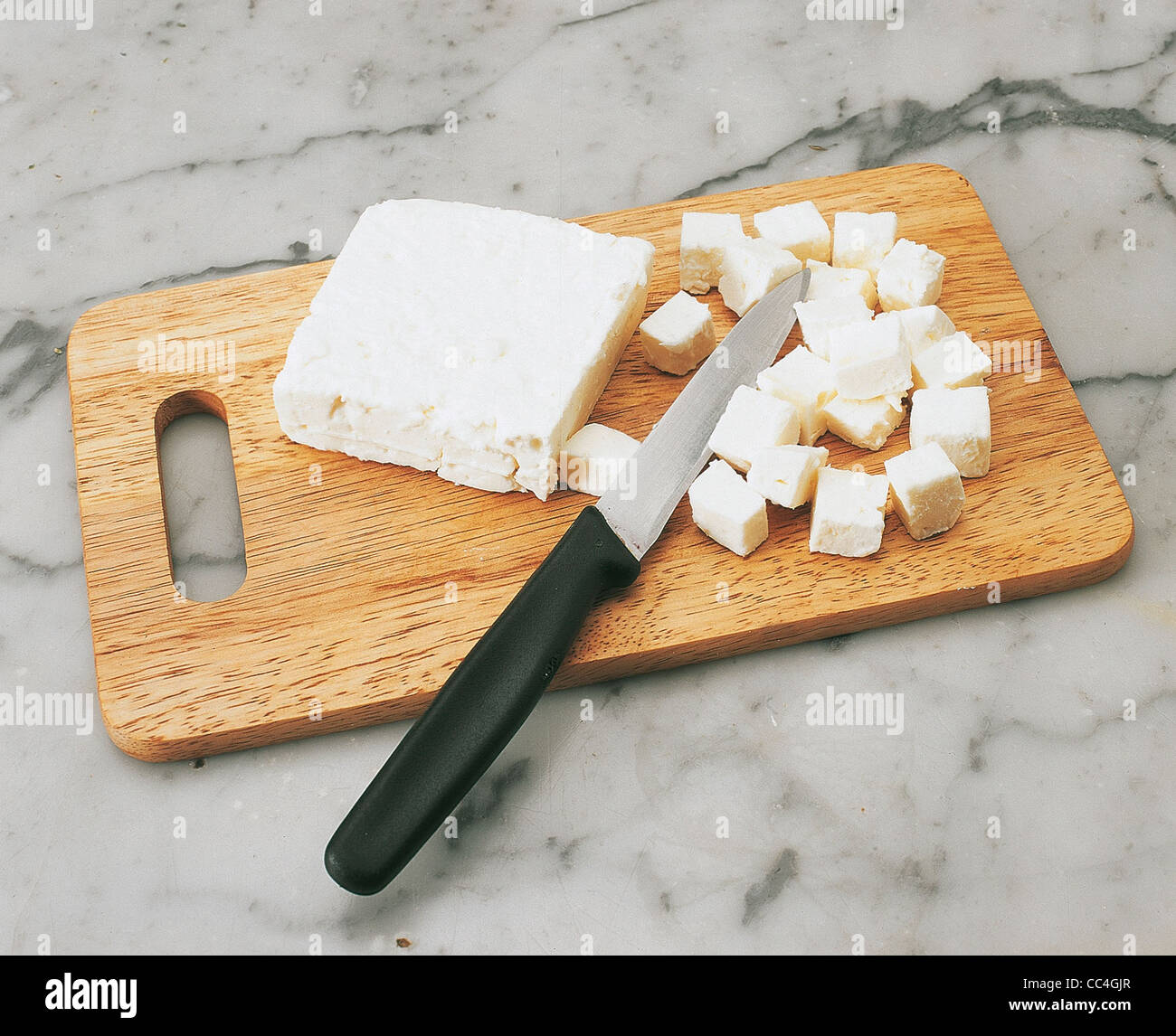 Kitchen: Stuffed Bread With Greek Salad Of Wheat (2 Stock Photo - Alamy
