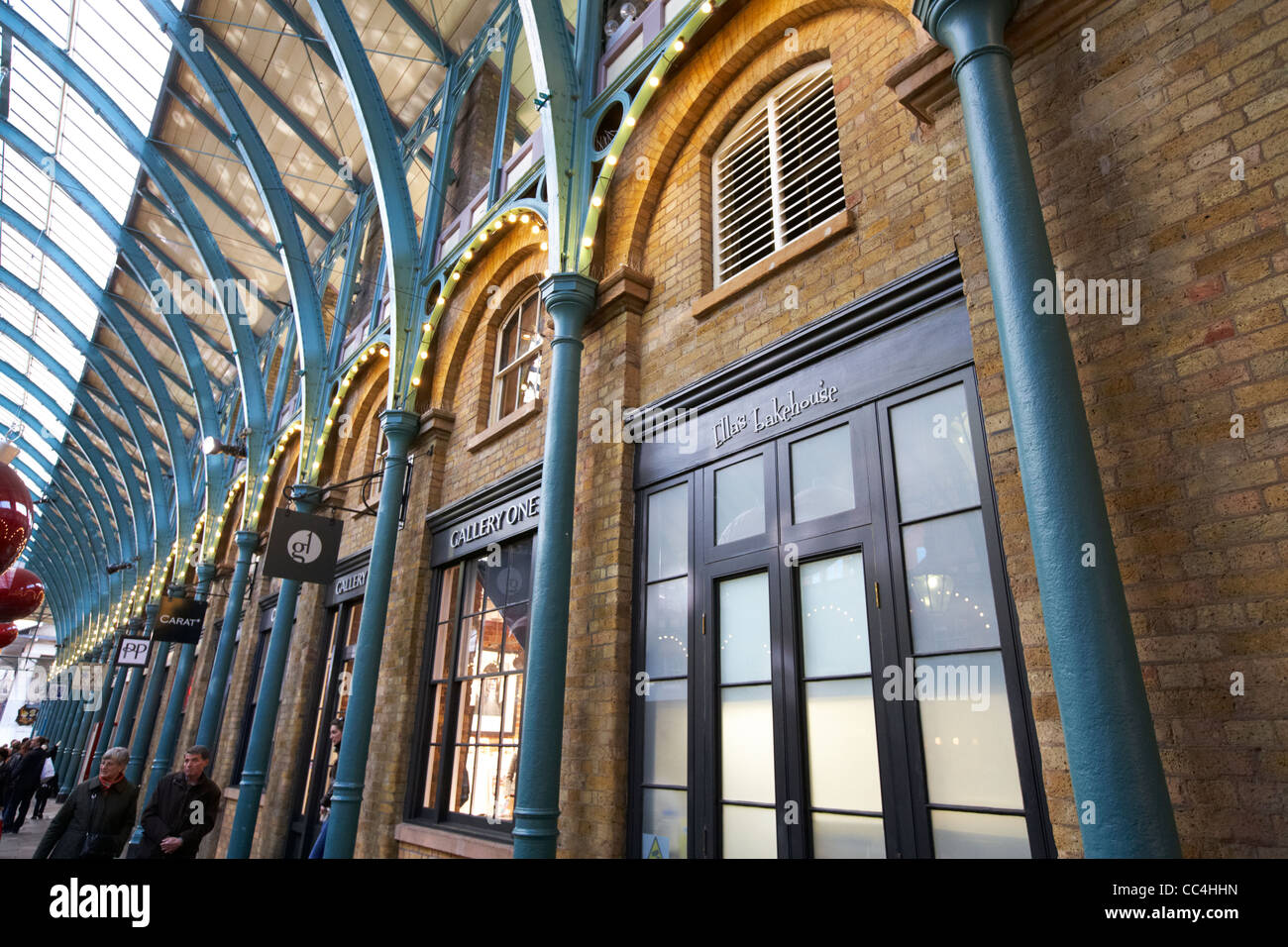 boutique shops inside covent garden market London England UK United ...
