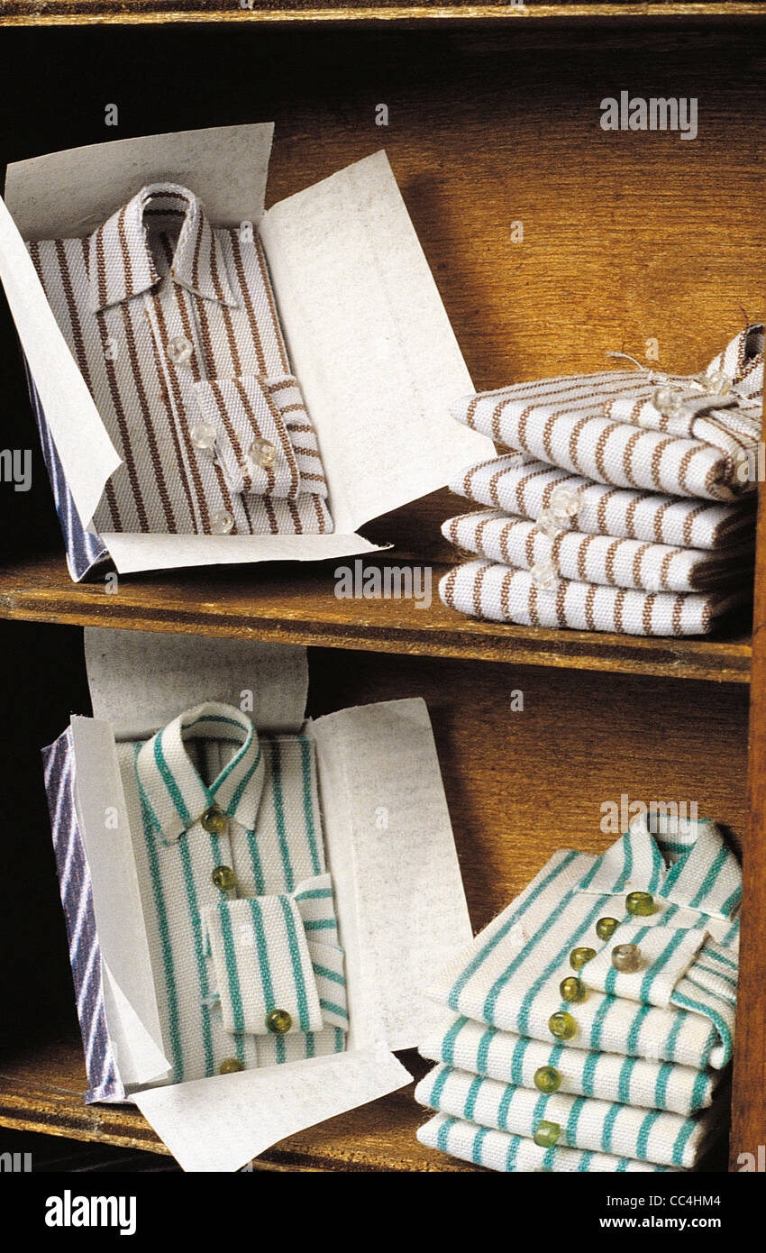 Collecting: Shops In Particular Miniature Shirt Stock Photo - Alamy