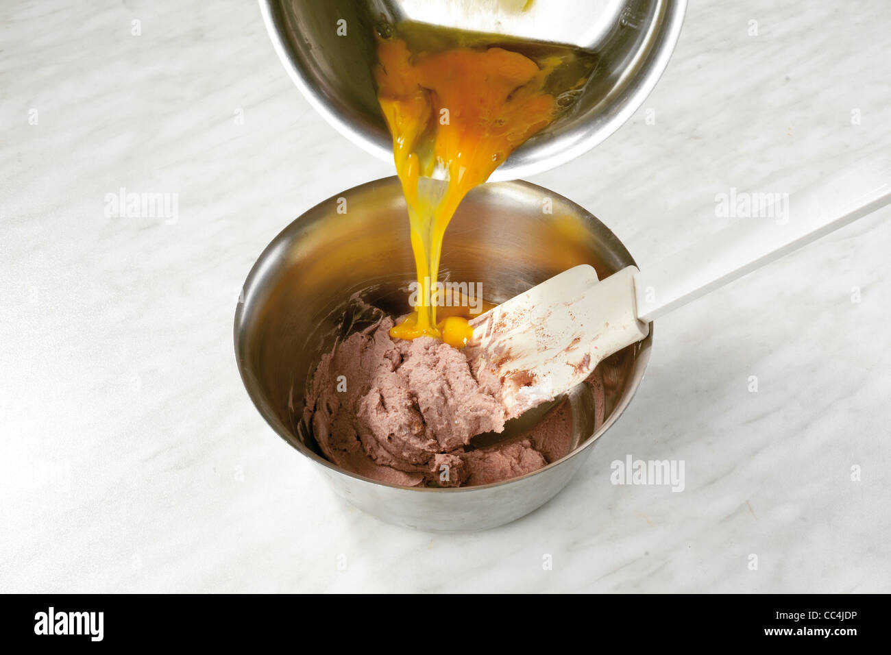Kitchen: Ricotta Chocolate Pudding (3 Stock Photo - Alamy