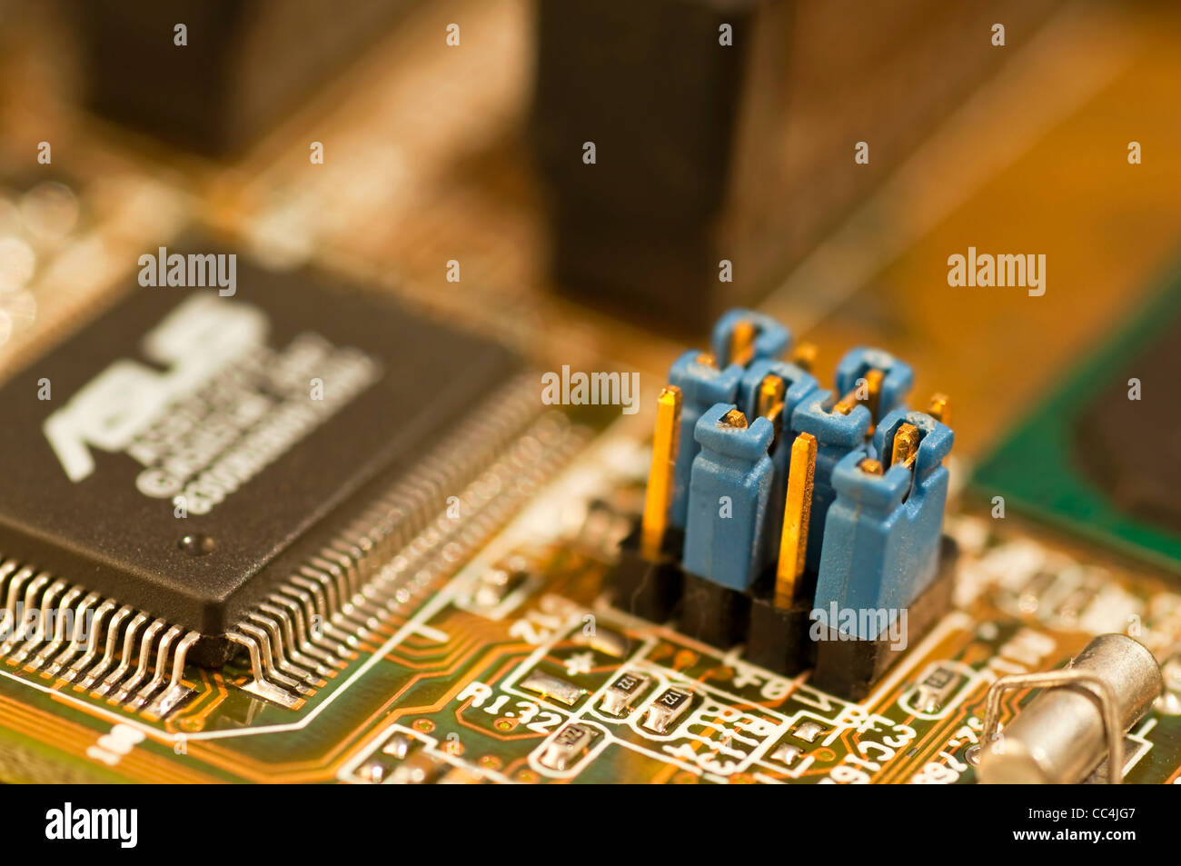 Computer circuit board Stock Photo - Alamy