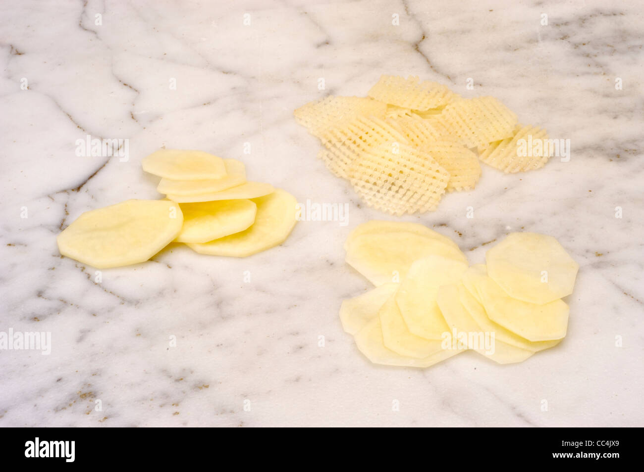 Kitchen: Cut Potatoes Into Slices. Boulangere Potatoes, Potato Chips ...