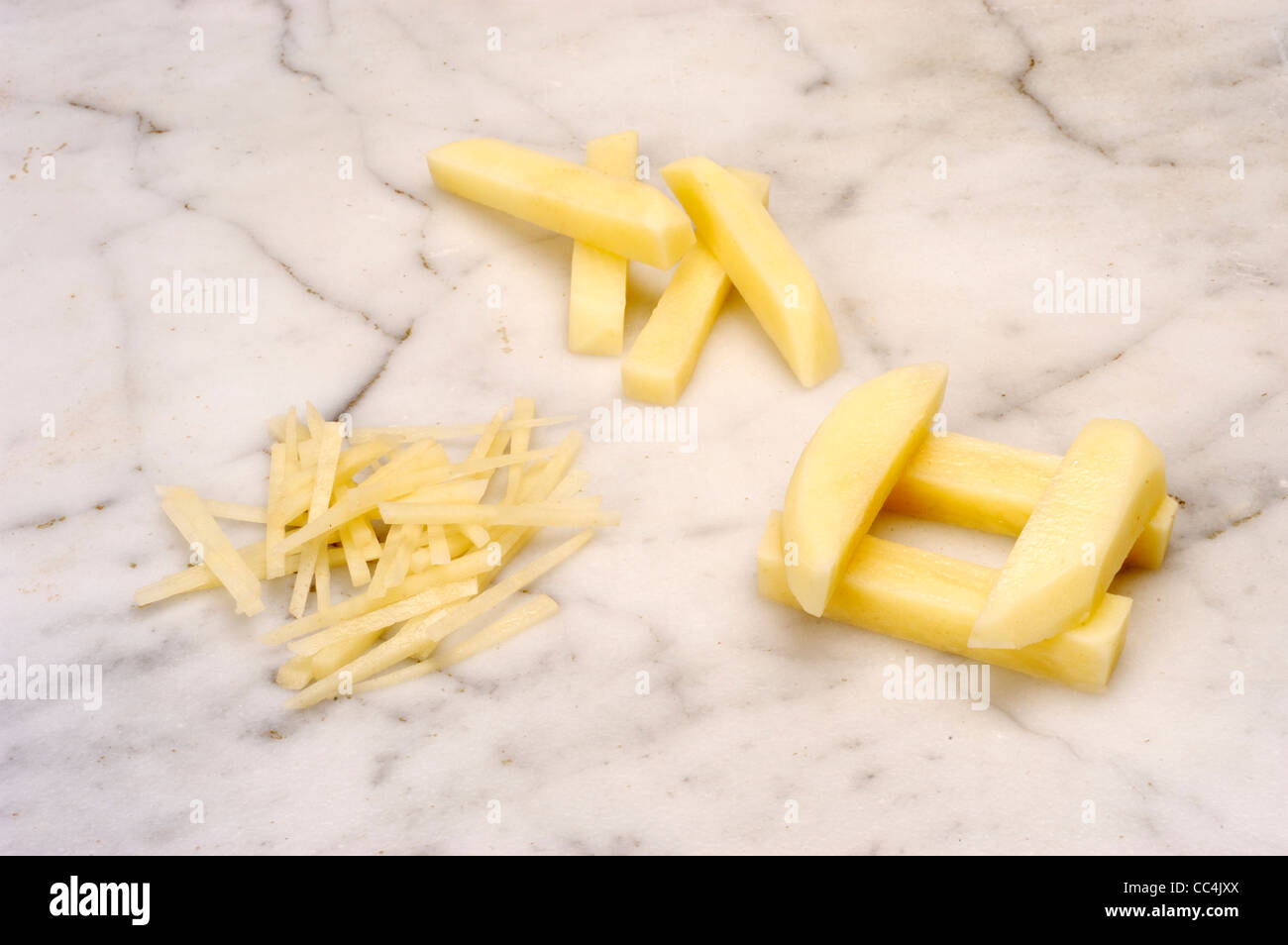 Kitchen: Cut Potatoes Into Sticks. Potato Sticks, Potato Chips And New ...
