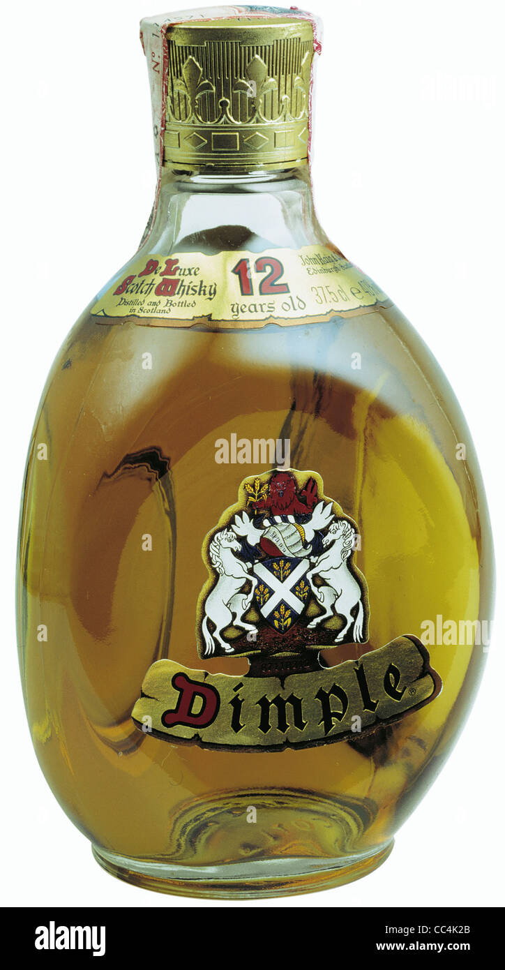 Wine And Spirits Liqueurs Fine Old Scotch Whisky Original Dimple 12 Yo ...