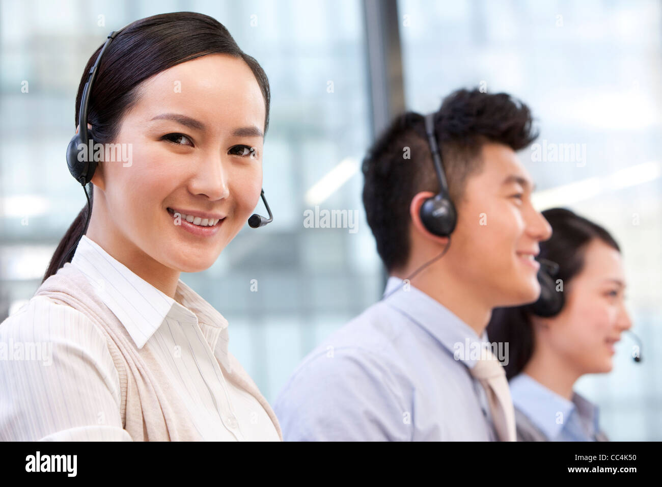 Call center agent in china hi-res stock photography and images - Alamy
