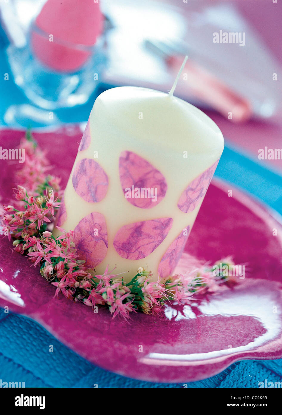 Crafts: Candles. Styling Maria Beltrame Stock Photo - Alamy