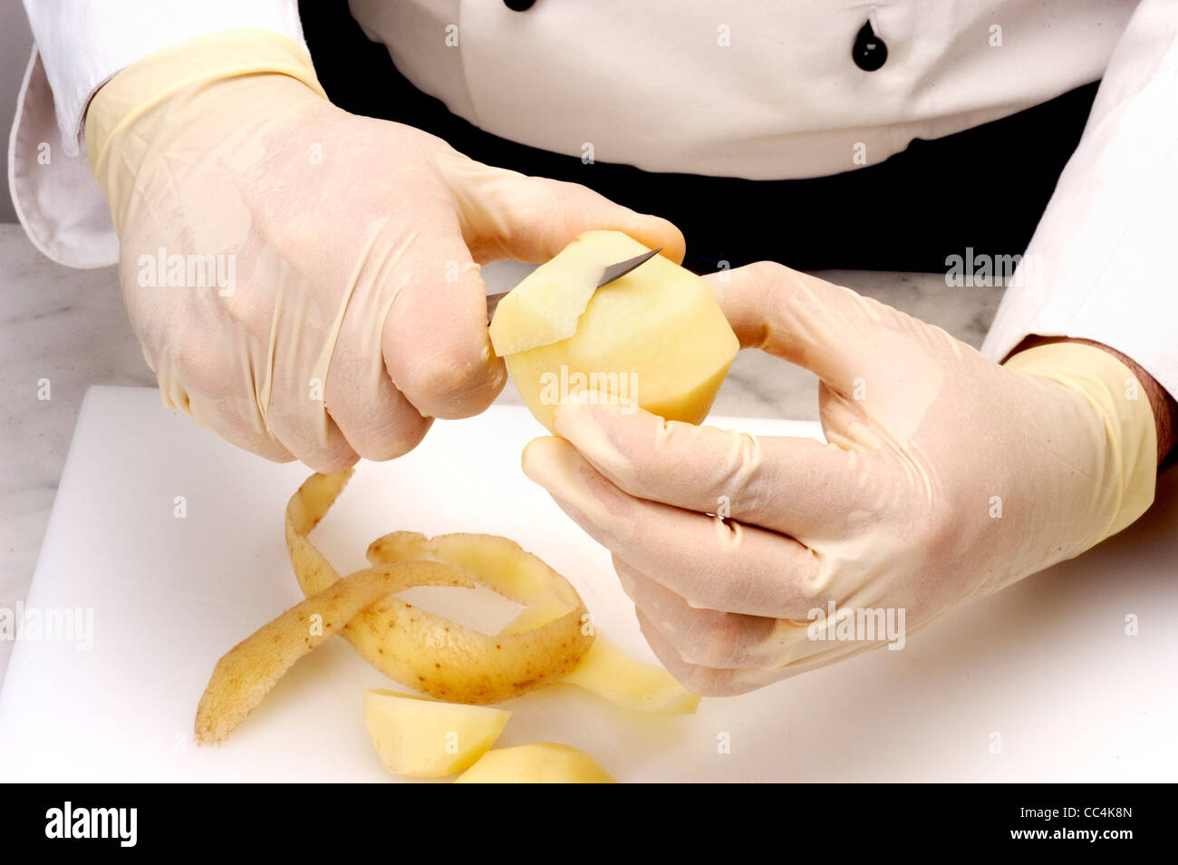 Turned potato hi-res stock photography and images - Alamy