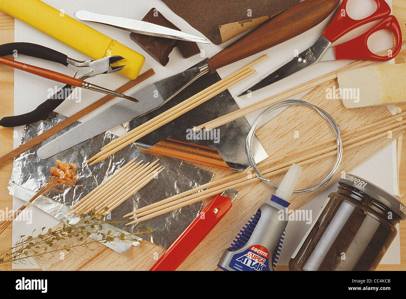 Still Life Products Miniaturization Gardening Store Stock Photo - Alamy