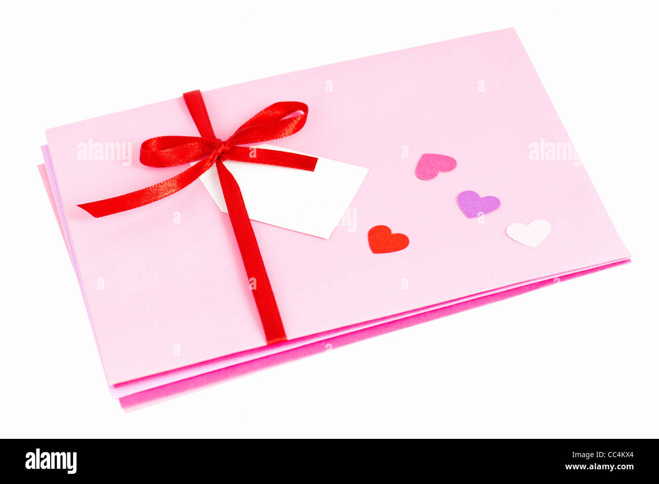 Envelope with ribbon hi-res stock photography and images - Alamy
