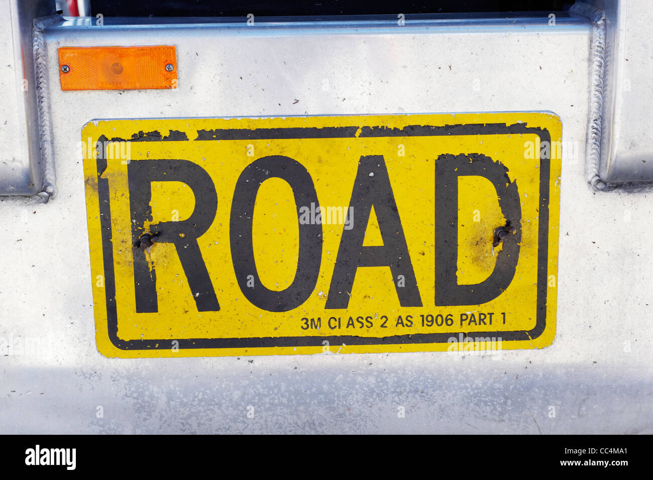Road train sign hi-res stock photography and images - Alamy