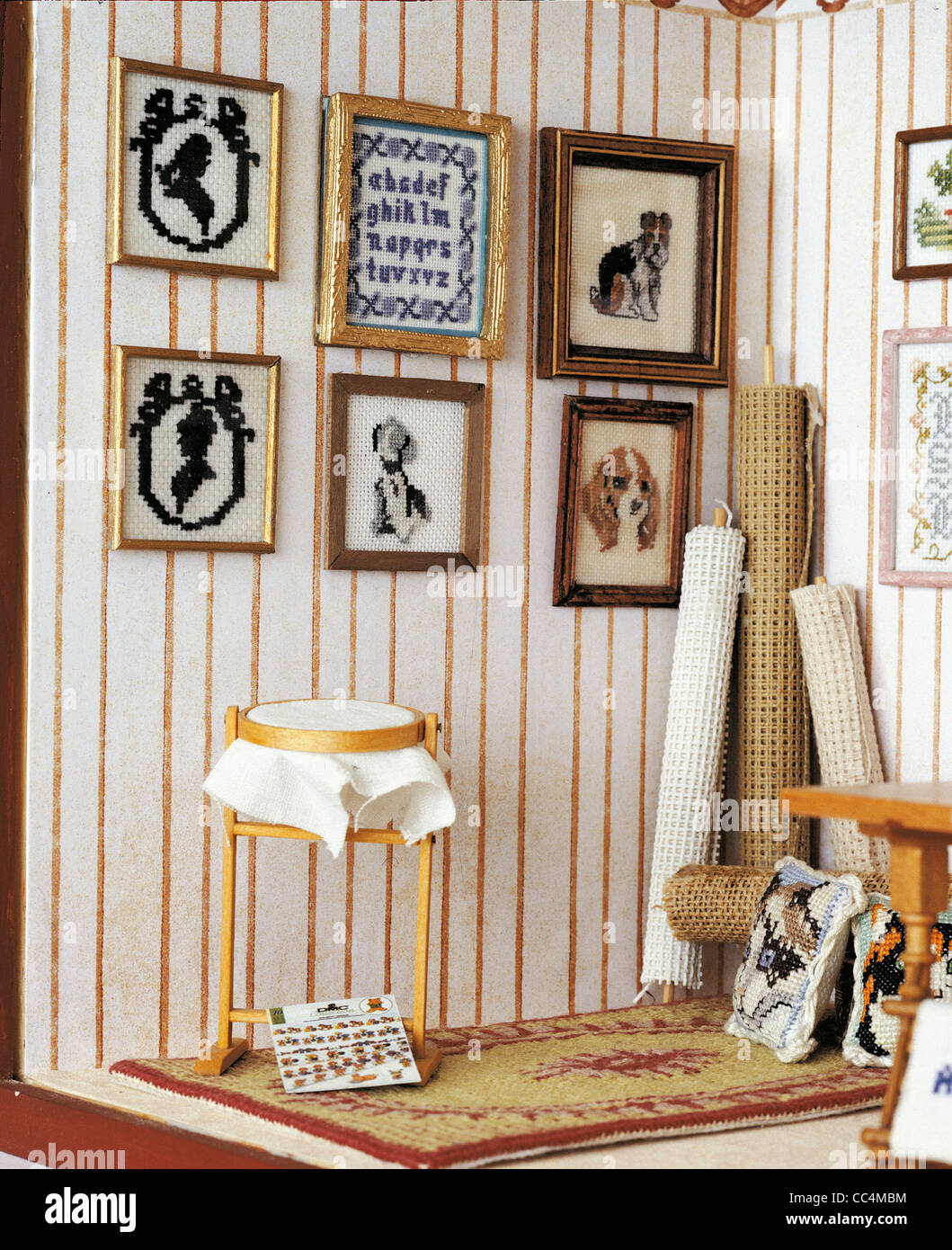 Collecting: Shops In Miniature Embroidery Shop Special Stock Photo - Alamy