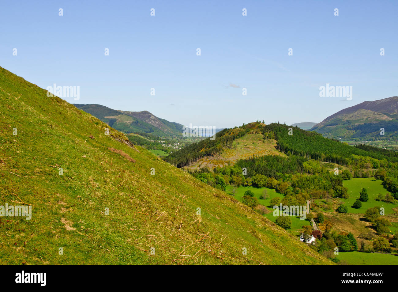 Views from Catbells, Alfred Wainwright's famous Walk 1958 ft ,of ...