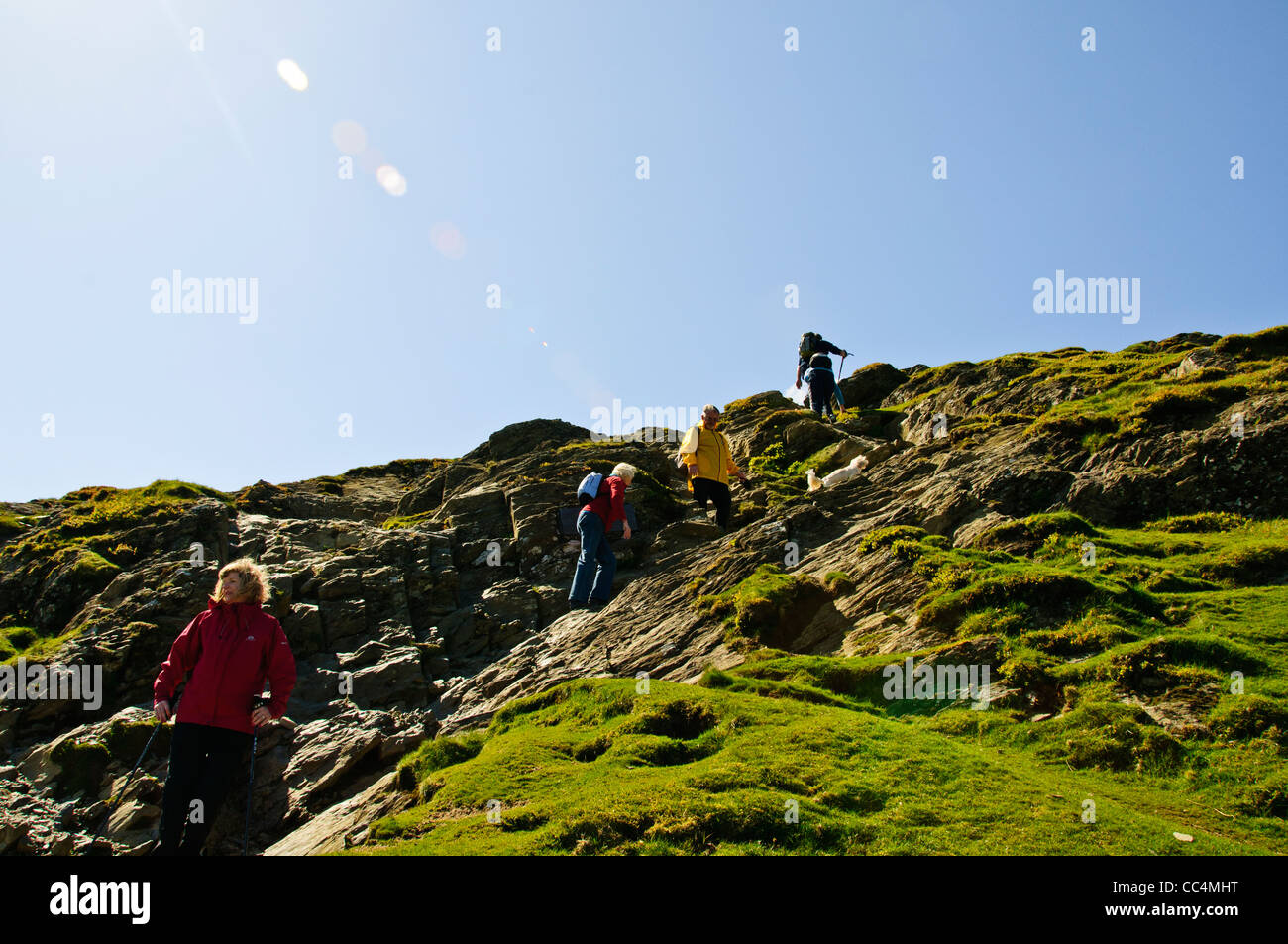 Views from Catbells, Alfred Wainwright's famous Walk 1958 ft ,of ...