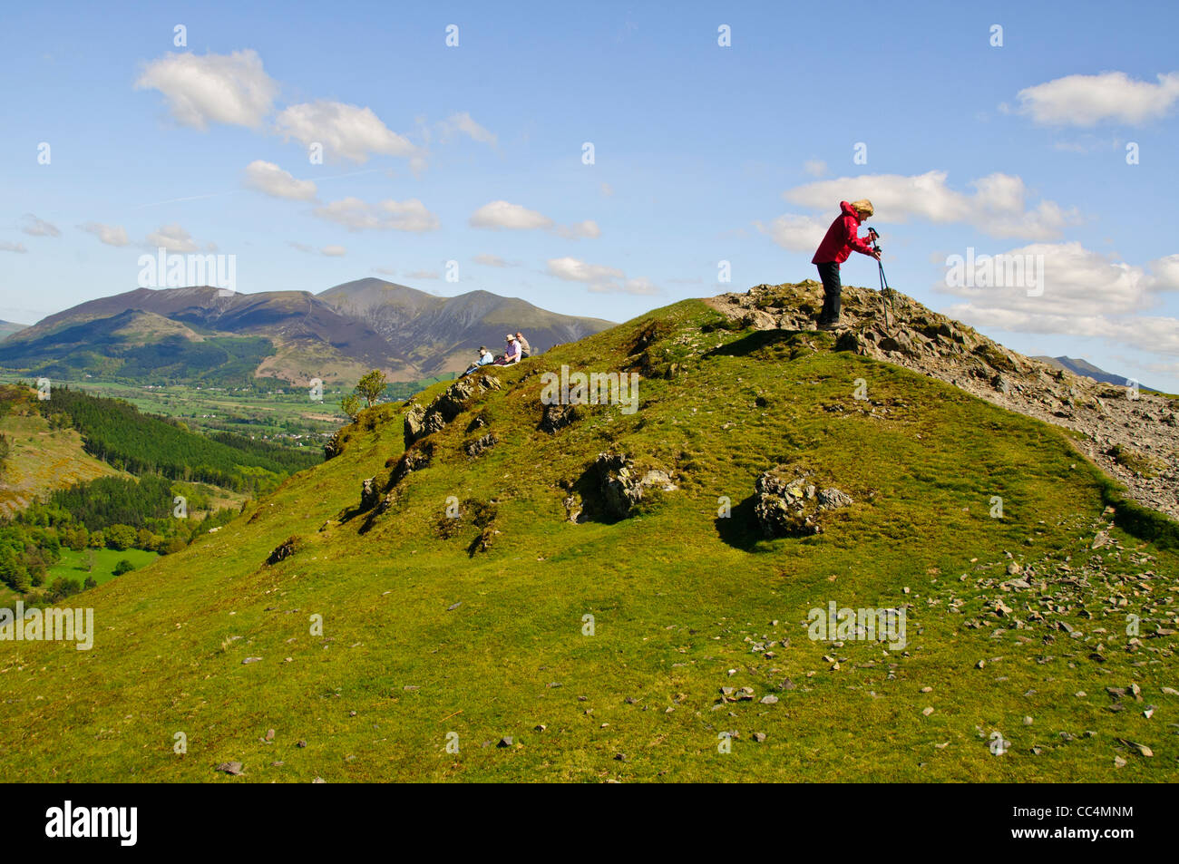 Views from Catbells, Alfred Wainwright's famous Walk 1958 ft ,of ...