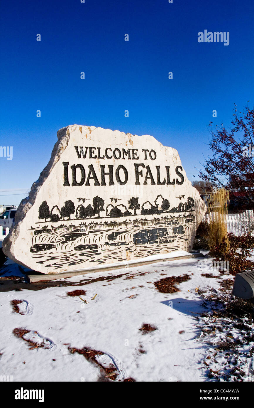 Idaho welcome sign hi-res stock photography and images - Alamy