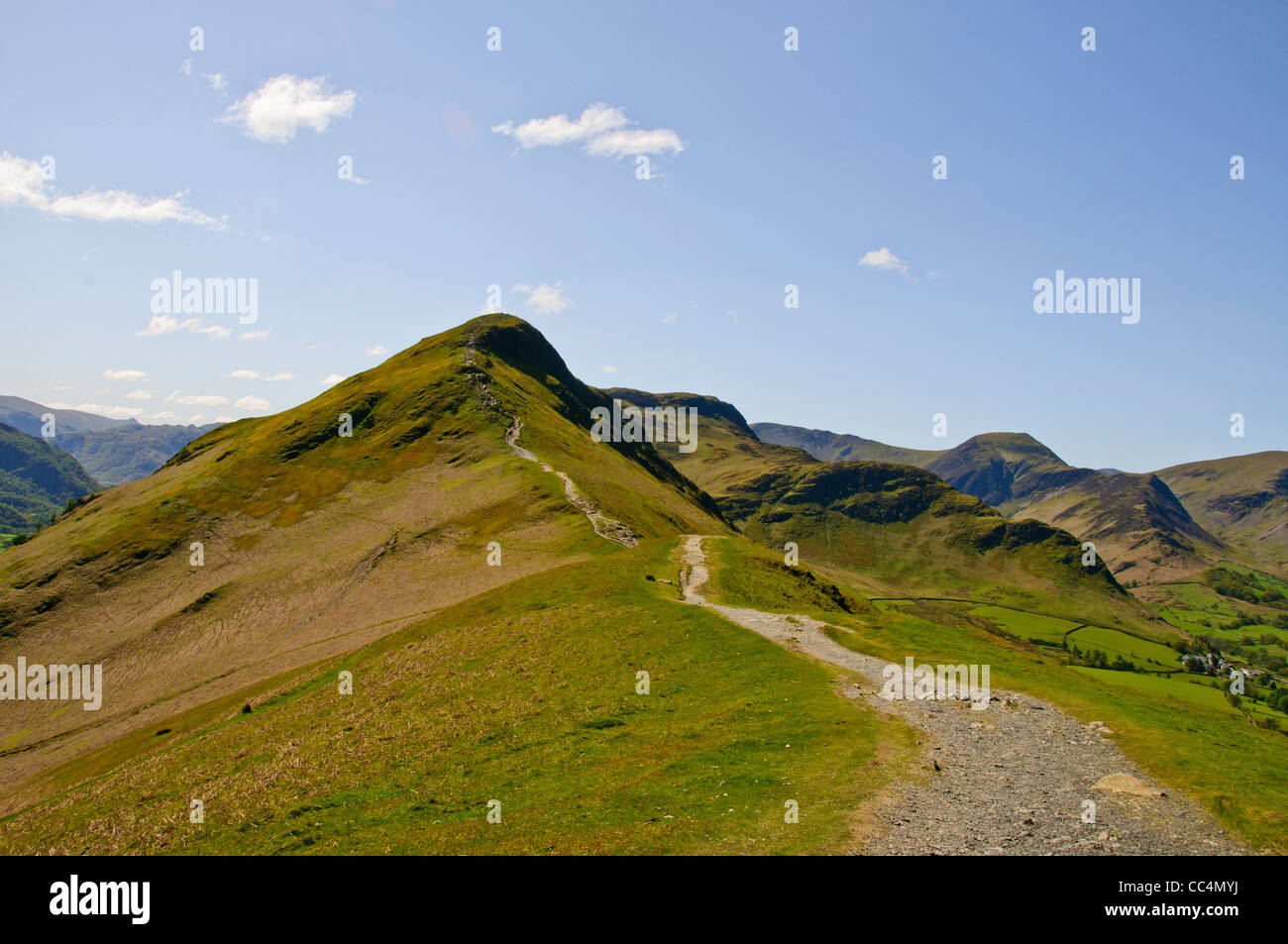 Views from Catbells, Alfred Wainwright's famous Walk 1958 ft ,of ...