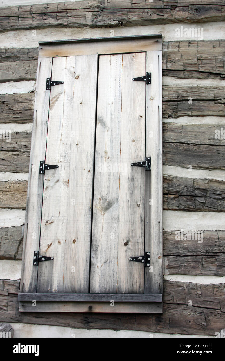 Old Log Cabin Shutters