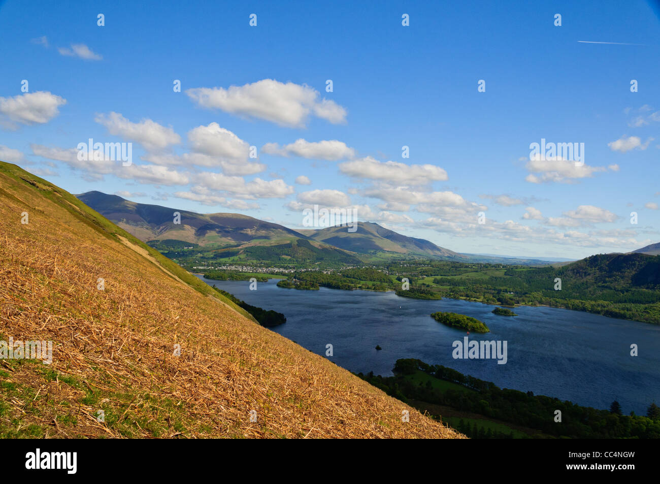 Views from Catbells, Alfred Wainwright's famous Walk 1958 ft ,of ...